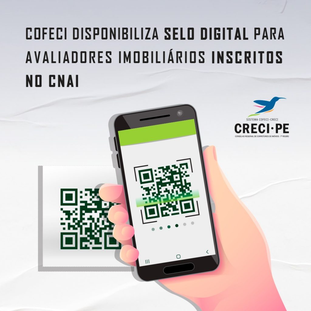 SELO DIGITAL GRATUITO - CRECI-PE
